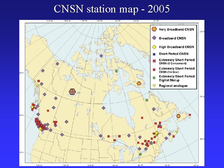Seismic Data Management at the Canadian National Data