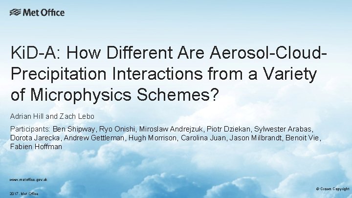 Ki DA How Different Are AerosolCloud Precipitation Interactions