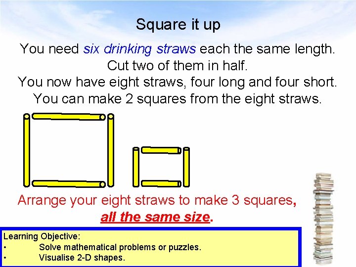 Mathematical challenges for able pupils Year 5 B