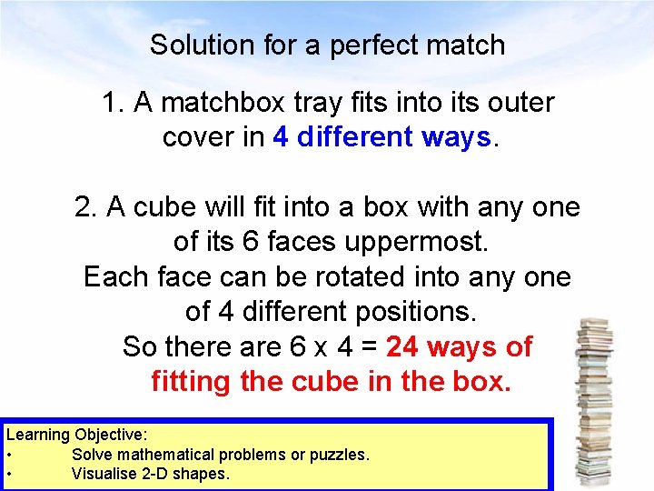 Mathematical challenges for able pupils Year 5 B