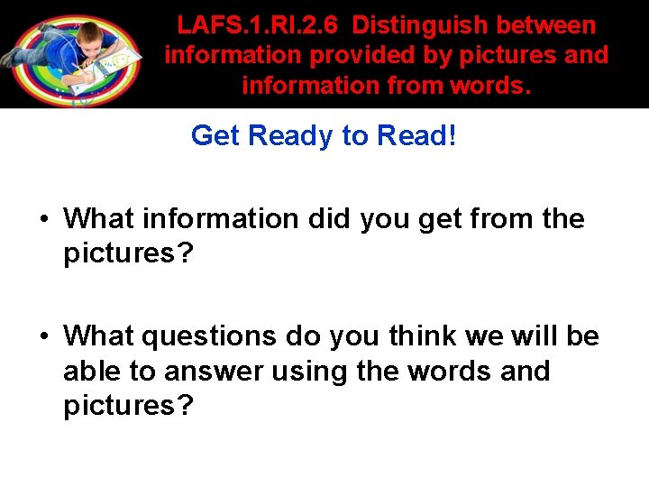LAFS 1 RI 2 6 Distinguish between information