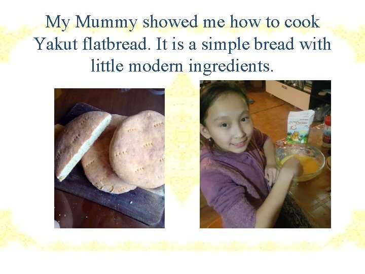 SAKHA NATIONAL DISHES Made pupil 4 V class