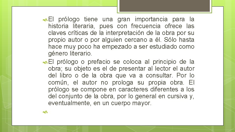 INTRODUCCIN PRLOGO Y PRESENTACIN PRLOGO Prologo se le