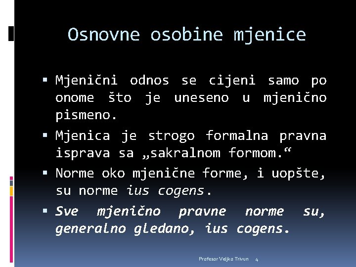 MJENICA KAO SREDSTVO OBEZBIJEENJA PLAANJA Prof dr Veljko