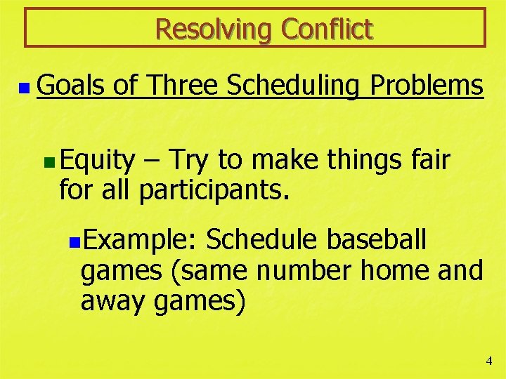 Chapter 3 Planning and Scheduling Planning and Scheduling