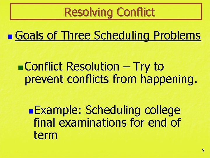 Chapter 3 Planning and Scheduling Planning and Scheduling