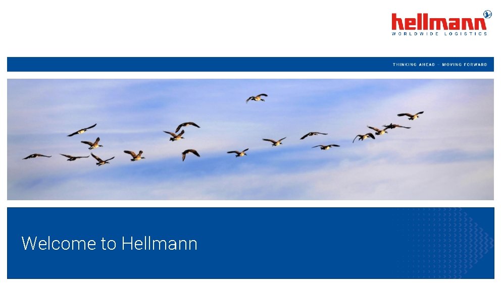 Welcome to Hellmann Agenda 1 The Company 2