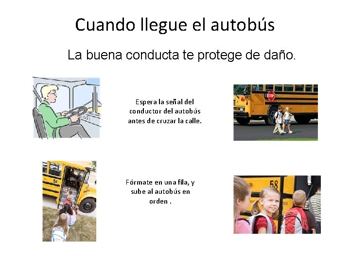 Transporte 201 Consejos de seguridad para los alumnos