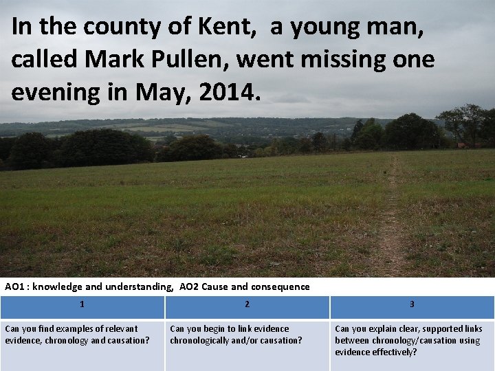 The mysterious case of Mark Pullen In your