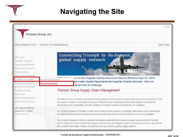 SMRR OVERVIEW Triumph AerostructuresVought Aircraft Division ...