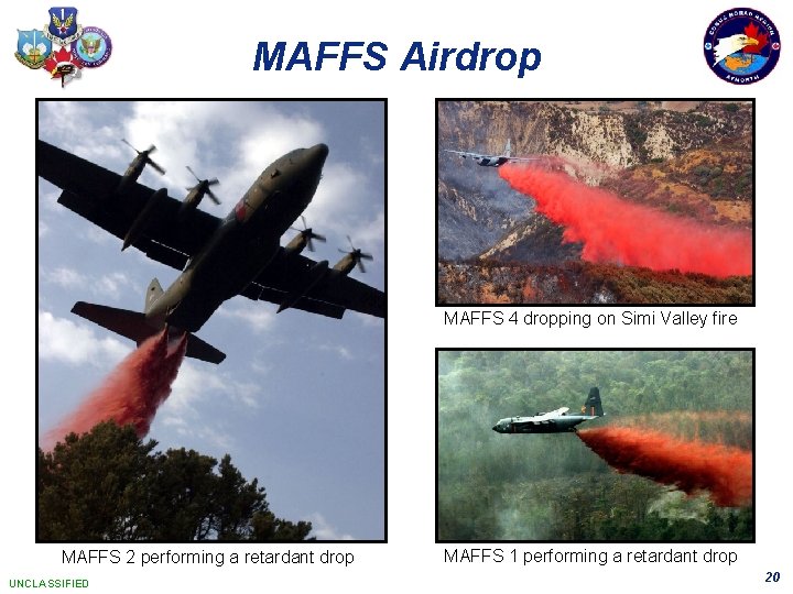 Headquarters CONRAFNORTH 1 AF Military Airborne Fire Fighting