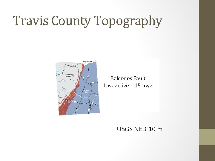 Using topography to estimate flood risk Brendan Murphy