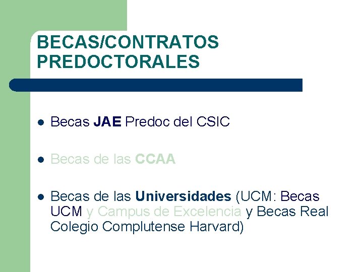 LA CARRERA INVESTIGADORA EN ESPAA EL LABERINTO DEL