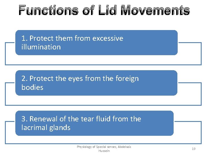 Physiology of Special Senses By Dr Abdel Aziz