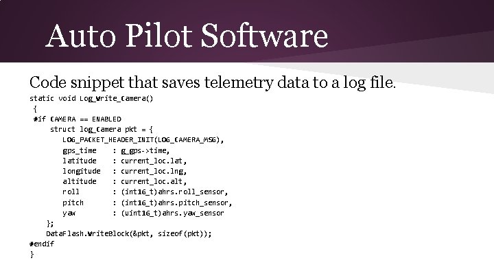 Detailed Design Review P 14231 UAV Aerial Imaging