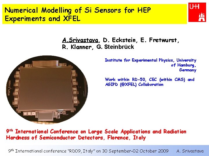 Numerical Modelling of Si Sensors for HEP Experiments