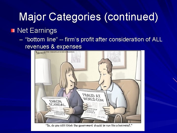 The Income Statement BA 617 Module 4 Overview