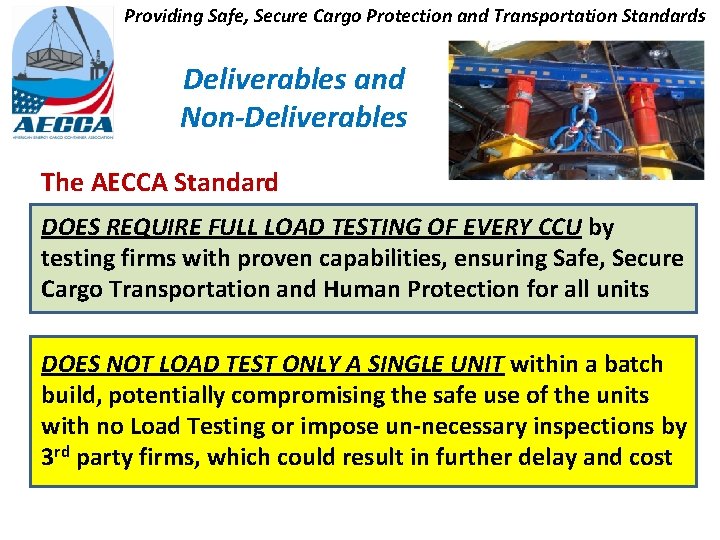 Providing Safe Secure Cargo Protection and Transportation Standards