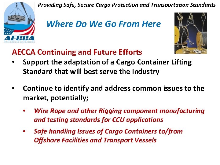 Providing Safe Secure Cargo Protection and Transportation Standards