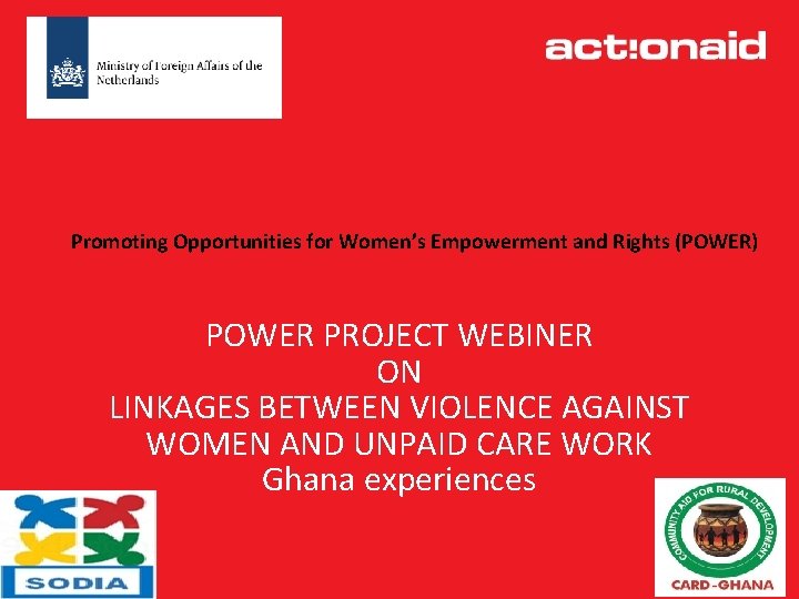 Promoting Opportunities for Womens Empowerment and Rights POWER