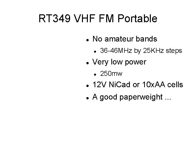 Vintage and Military Radio IAIN MOFFAT G 0