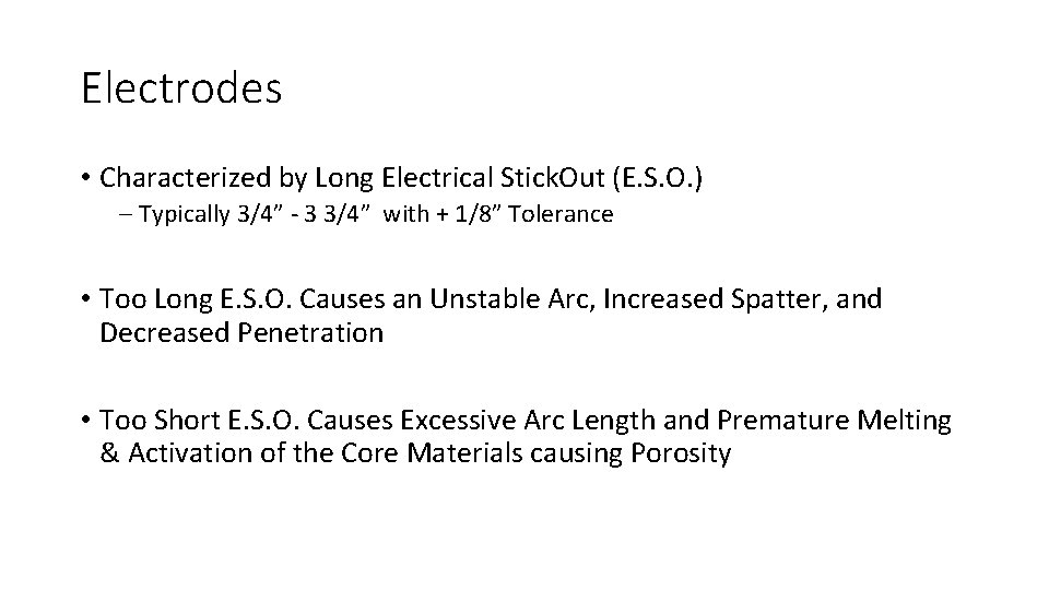 FLUX CORED ARC WELDING FCAW SS Innershield Hobart