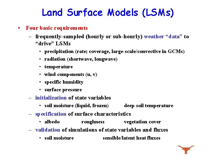 Introduction to the NOAH Land Surface Model N