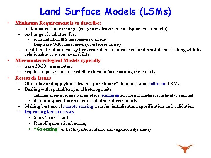 Introduction to the NOAH Land Surface Model N