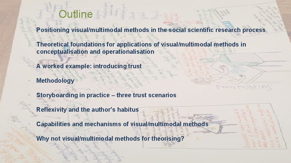 How creative and multimodal methods can help researchers