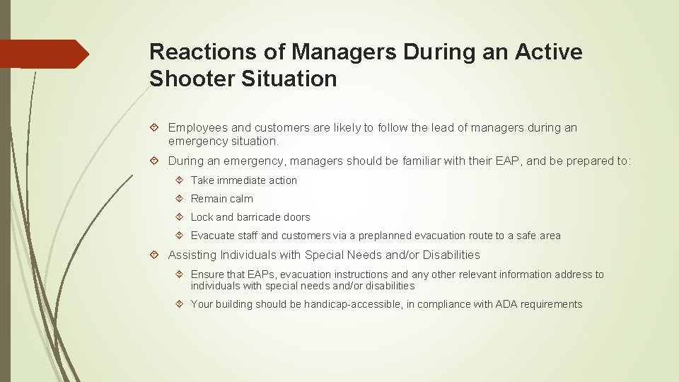 Active Shooter How to Respond Employee Awareness Training