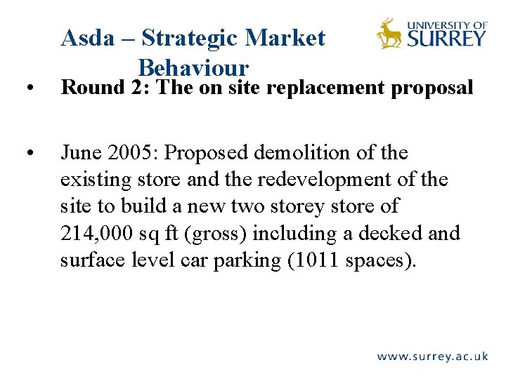 The Store Through Time A microcosm of UK