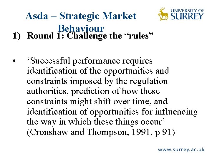 The Store Through Time A microcosm of UK