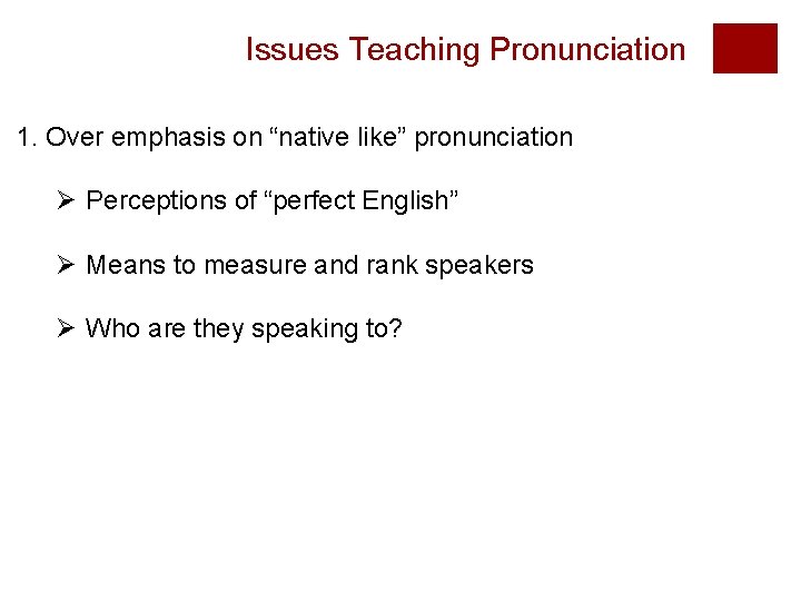 Men or Man Teaching Pronunciation Giving Instructions Who
