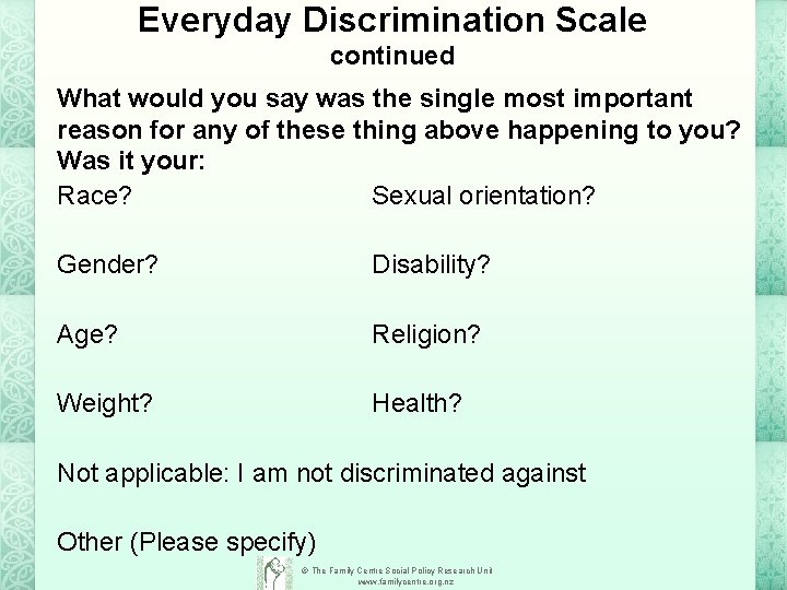 Sexuality and Discrimination and their Impacts on Health