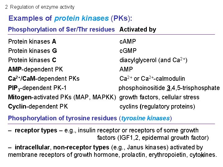 Control of metabolism Mechanism of hormone and neurotransmitter