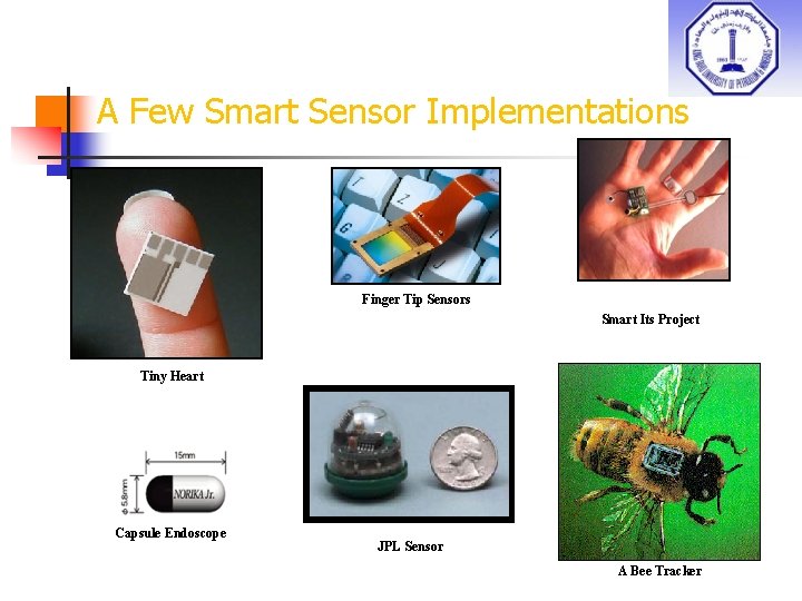 Wireless Sensor Networks COE 499 Introduction to Sensor