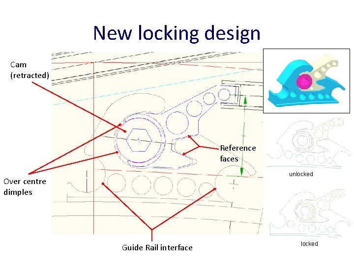 Locking point and insertion system design progress report