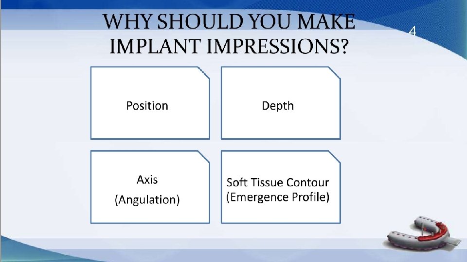 1 Impression Techniques of Dental implants Dr Sabreen