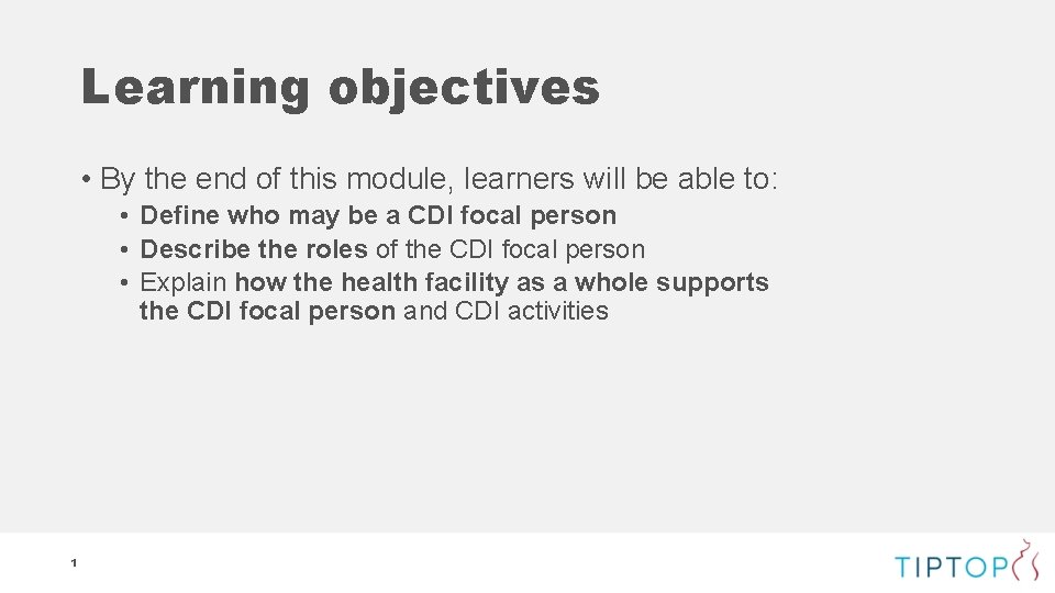Role of the CommunityDirected Intervention CDI Focal Person