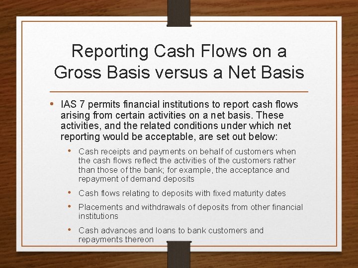 IAS 2 INVENTORIES Orhan Balk Introduction The Standard