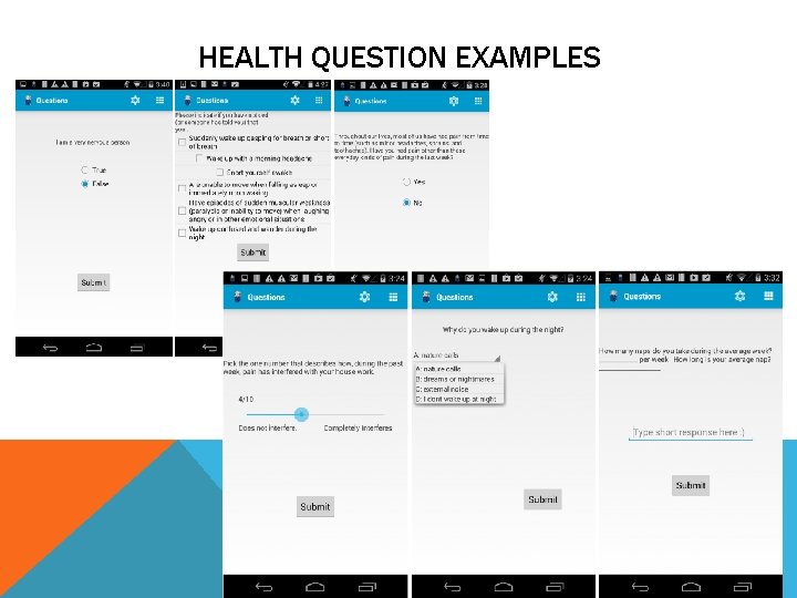 GAMIFYING HEALTH DATA COLLECTION Mariko Wakabayashi RJ Kunde