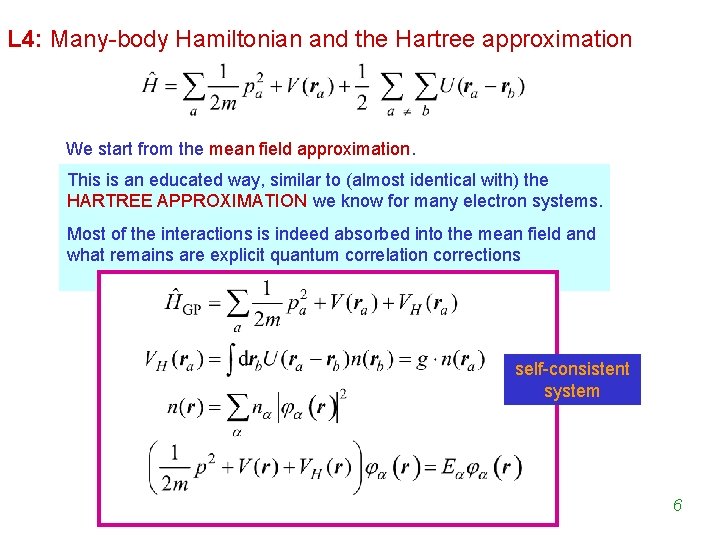 Cold atoms 15 th Lecture 5 November 2006