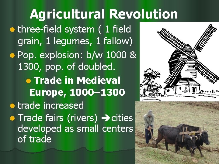 From Feudalism to Economic Expansion and Change Unit