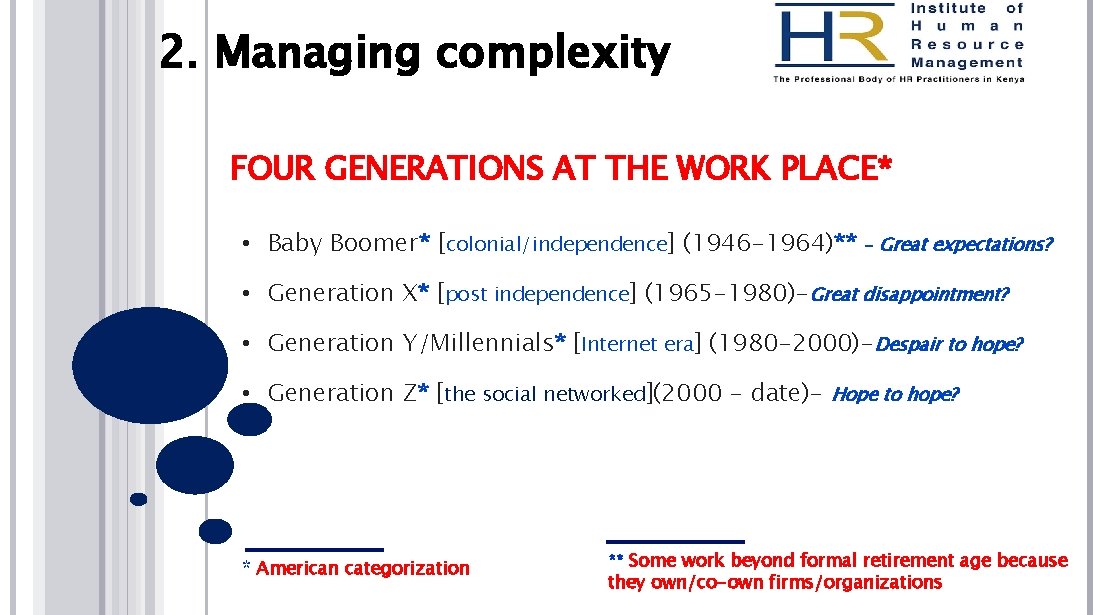 WORKPLACE DIVERSITY MULTIPLE GENERATIONS ETHICS CULTURAL DIFFERENCES 1