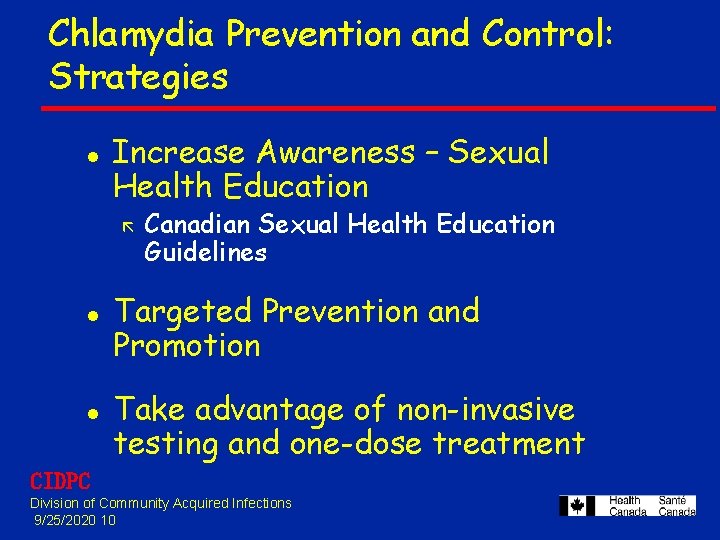 An Overview of Sexually Transmitted Infections in Canada