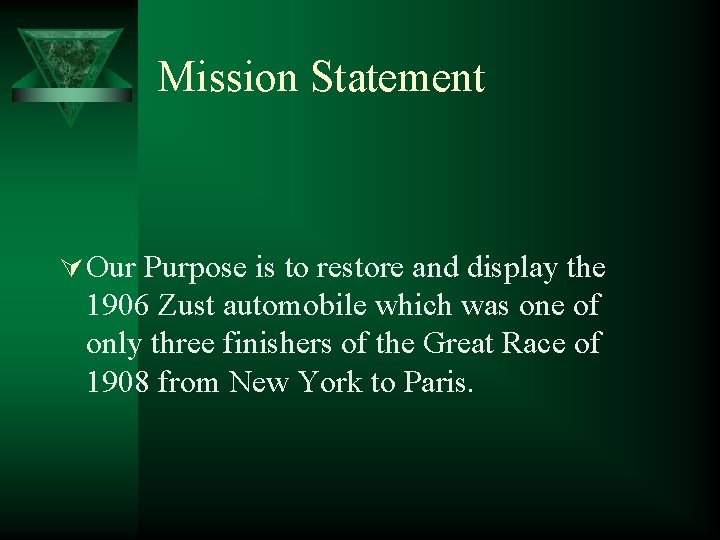 Business Plan Blackstaff Restorations 1906 Zust 2845 HP