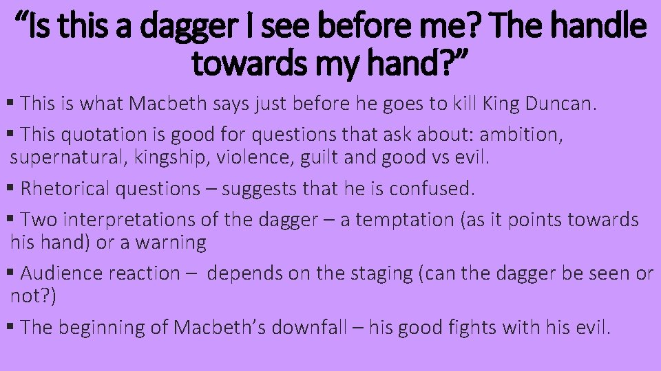 Learning Objectives AO 1 read respond and understand