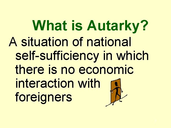 Chapter 9 part 1 International Trade These slides