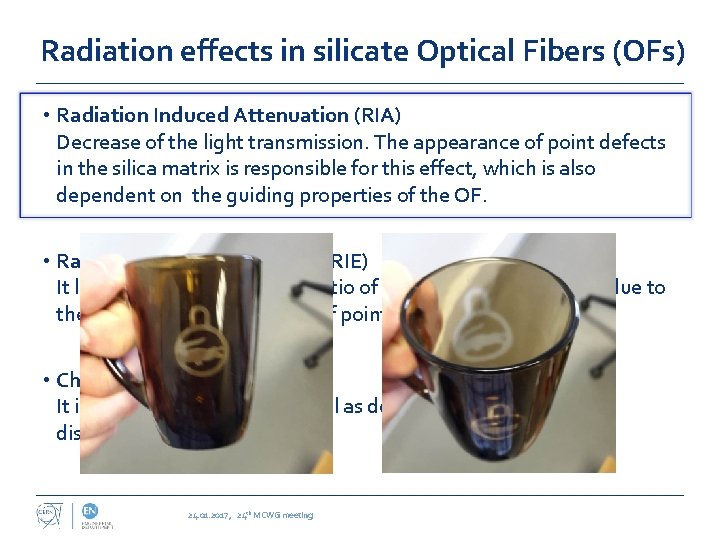 Distributed Optical Fibre Radiation and Temperature Sensing at