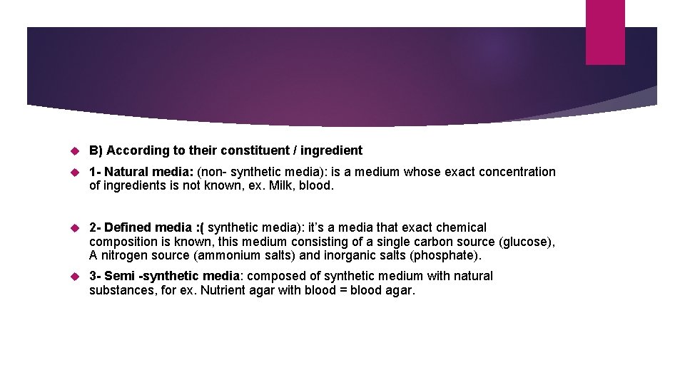 Culture Media LAB 3 A L NOOR AMEER